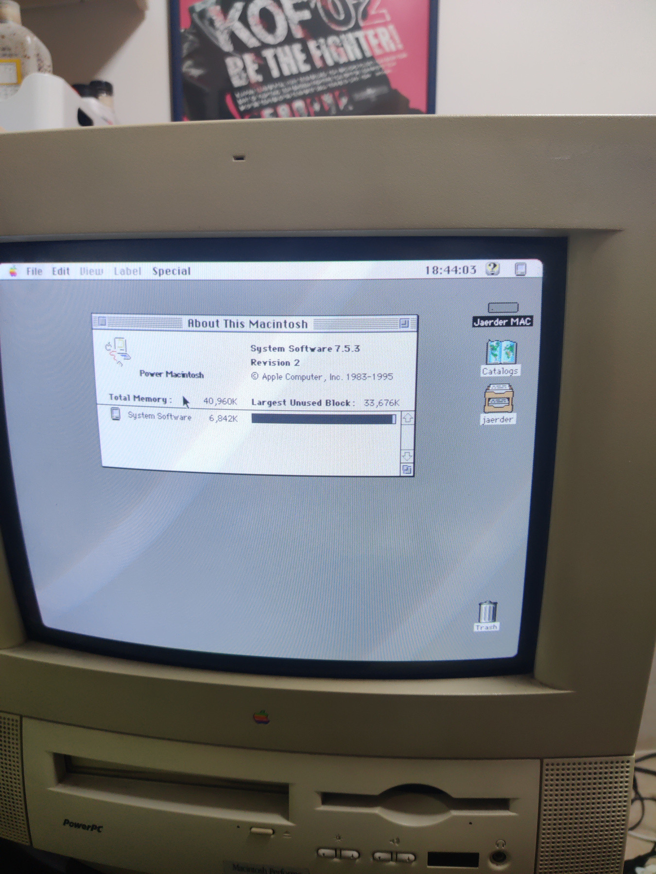 Just got a Macintosh Performa 5260 with a failed HDD : r/VintageApple